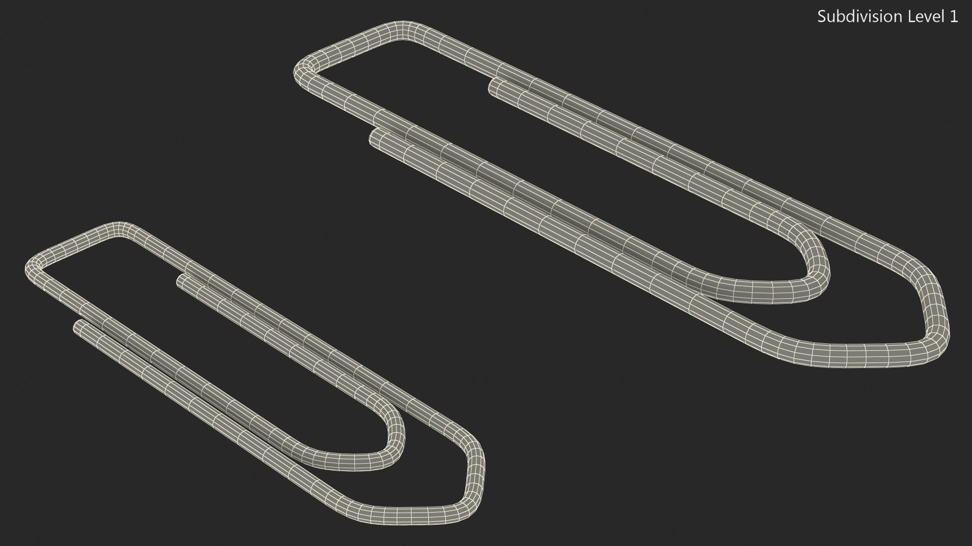 Paper Clip Boat Shape Metal 3D Model - TurboSquid 1861406