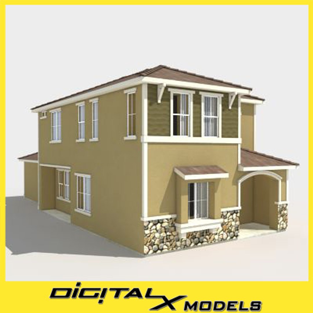Subdivision House 3d 3ds