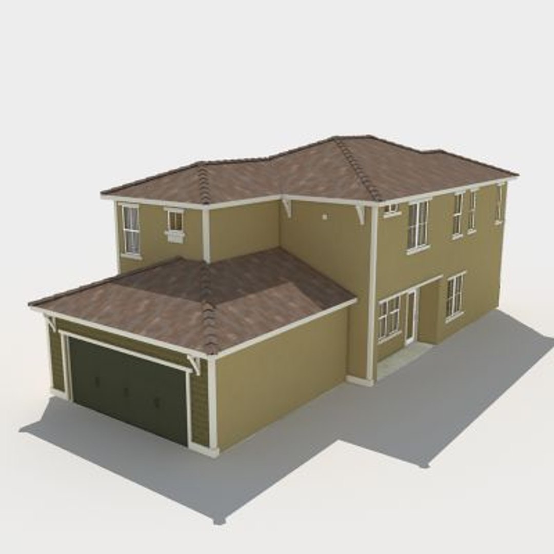 Subdivision House 3d 3ds