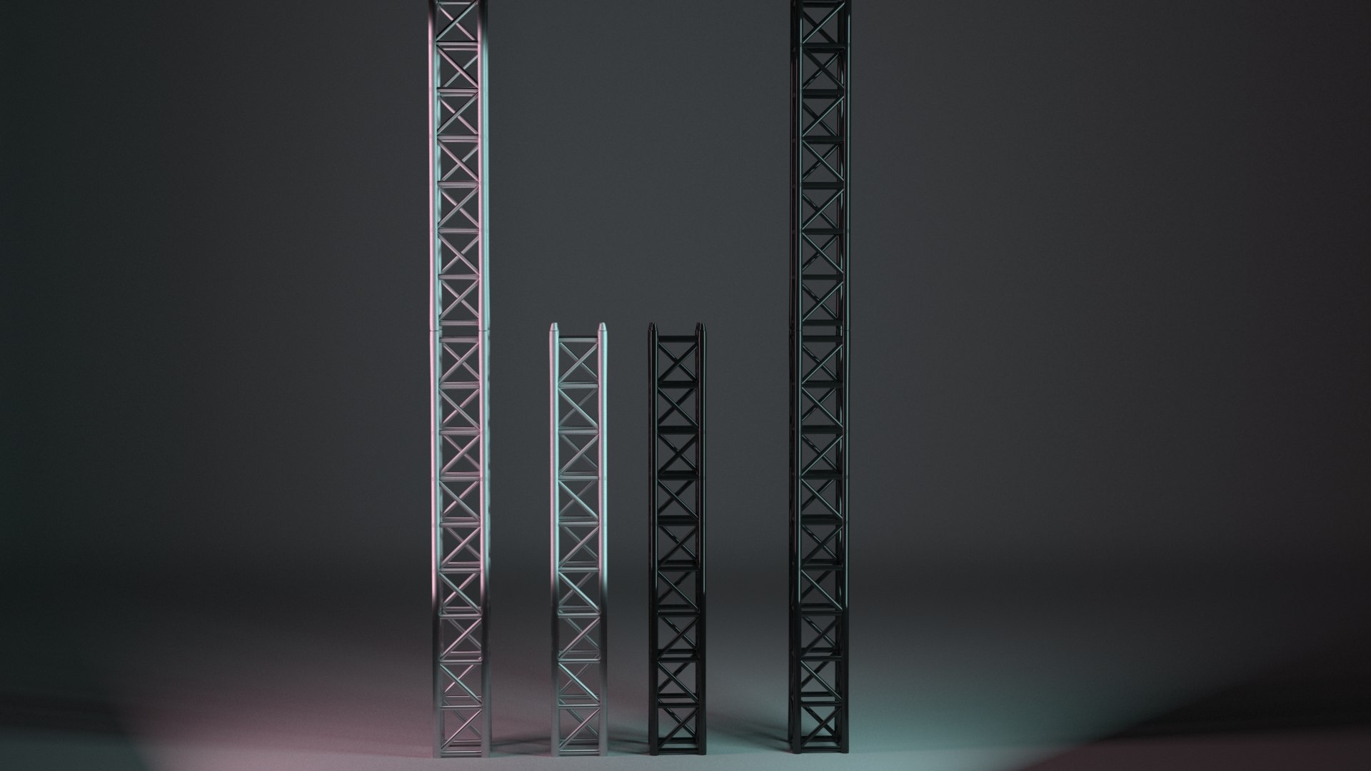 Stage Rigging Truss 3D Model - TurboSquid 1872505