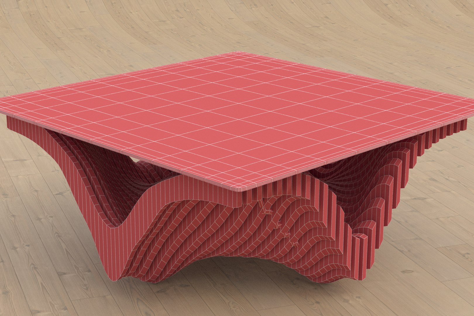 Parametric table 3D model - TurboSquid 1313095