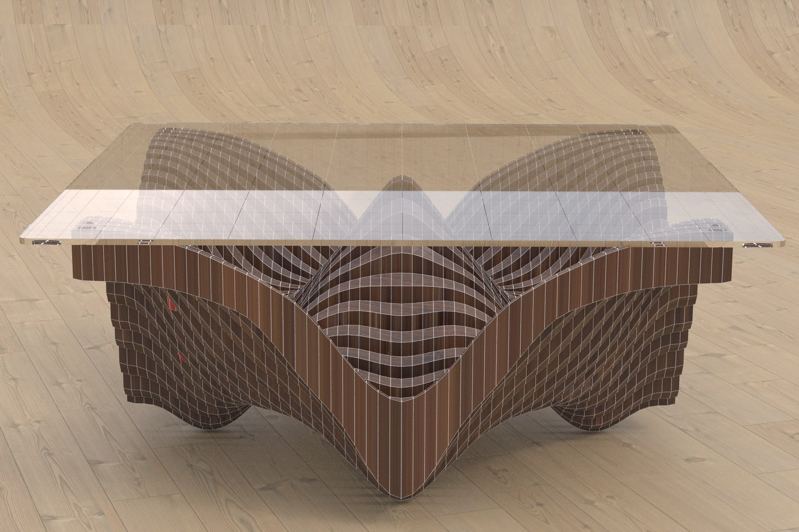 Parametric table 3D model - TurboSquid 1313095