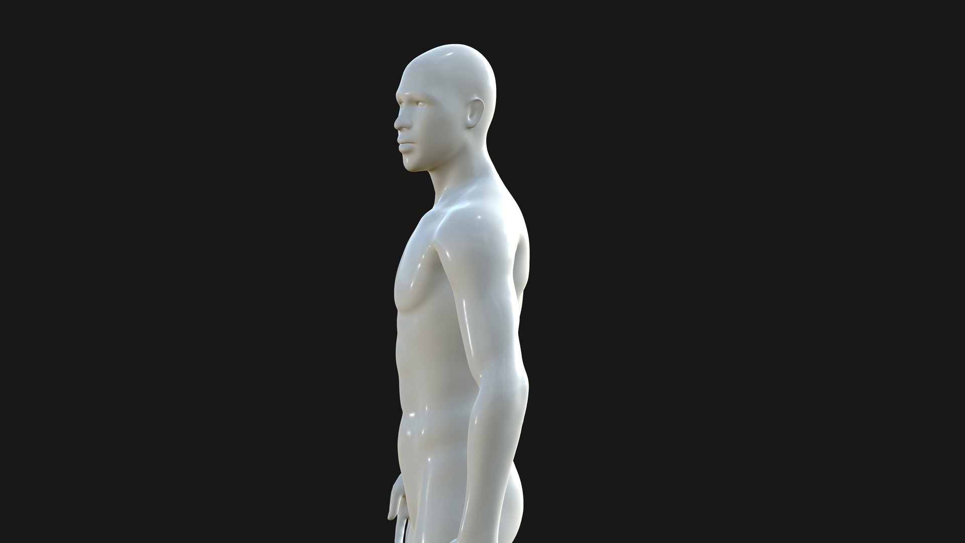 3D Model Male Mannequin Realistic - TurboSquid 1878234