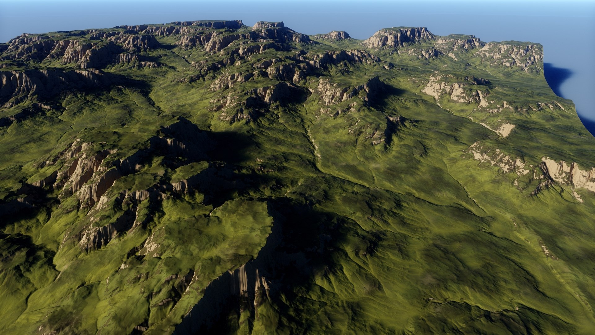3D Valley Terrain 3 Model - TurboSquid 2202738