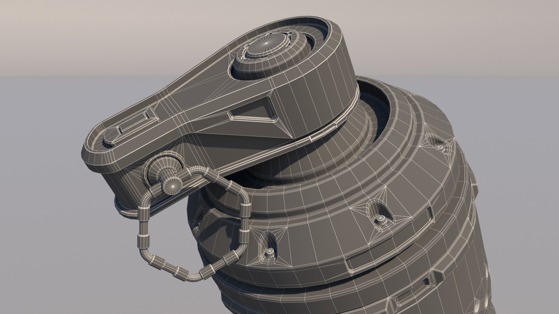 3D Sci-fi Grenade Model - TurboSquid 1623160