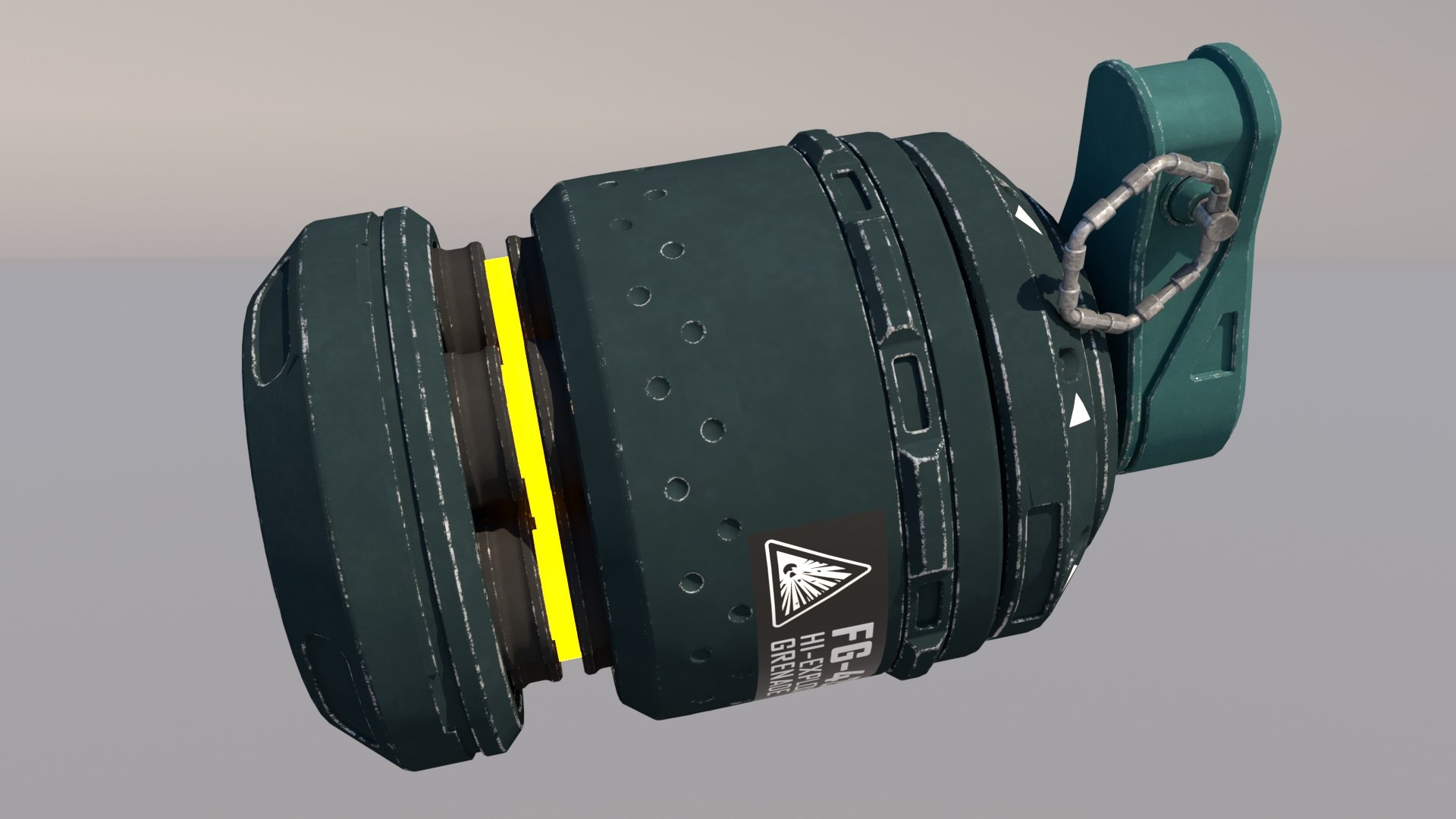 3D Sci-fi Grenade Model - TurboSquid 1623160