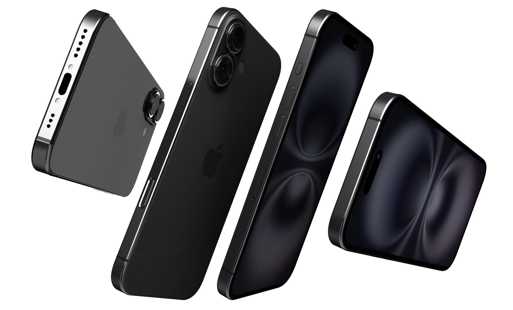 Apple IPhone 16 Black 3D - TurboSquid 2281135