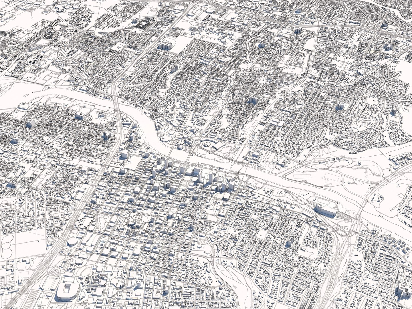 3D City Austin Texas - TurboSquid 1423888