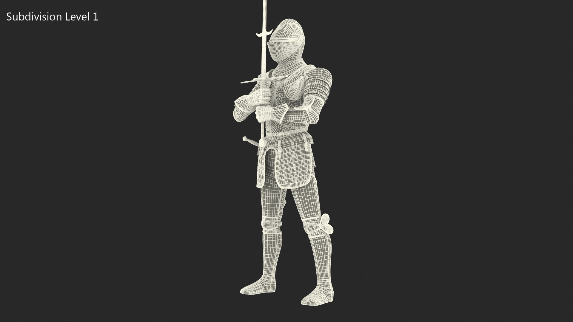 3D polished medieval knight plate armor model - TurboSquid 1530946