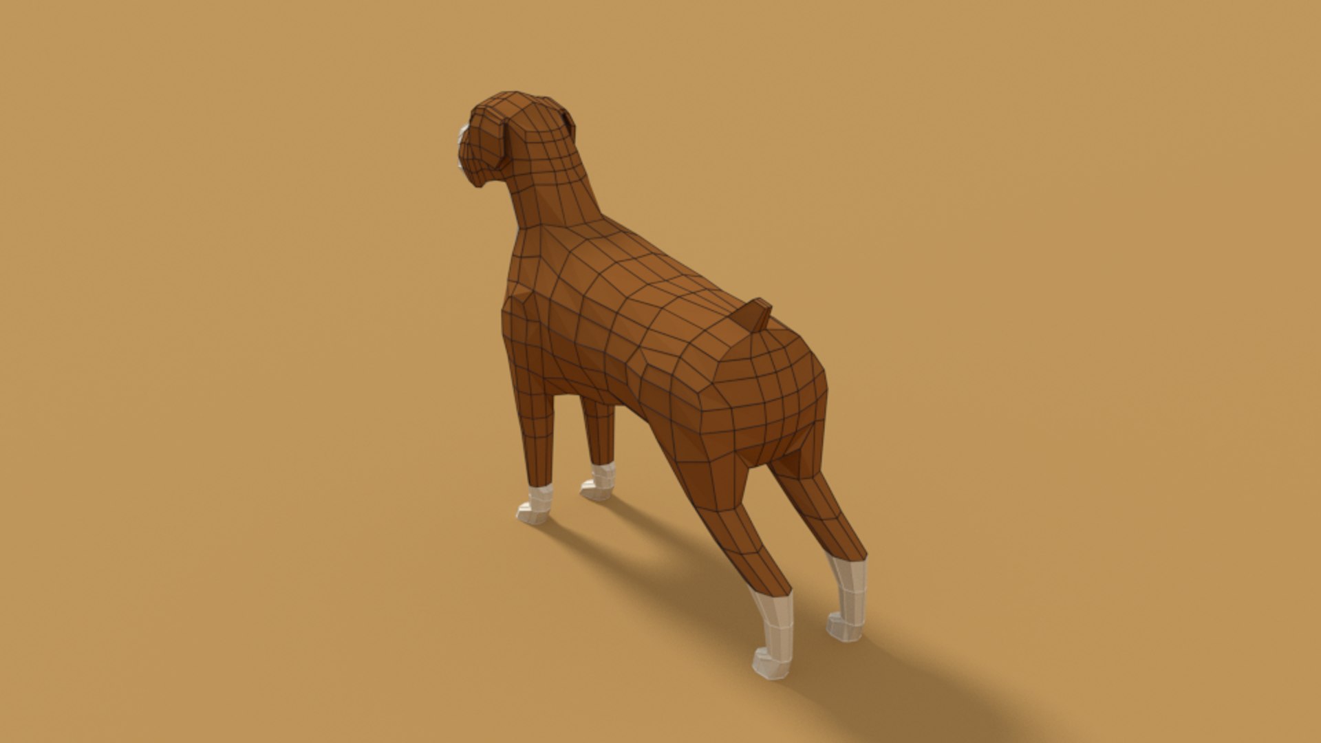 3D Boxer Dog - TurboSquid 1444220