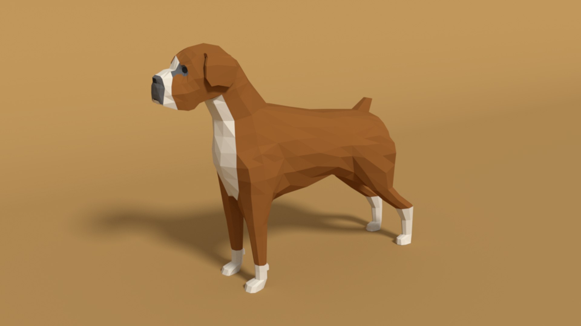 3D Boxer Dog - TurboSquid 1444220
