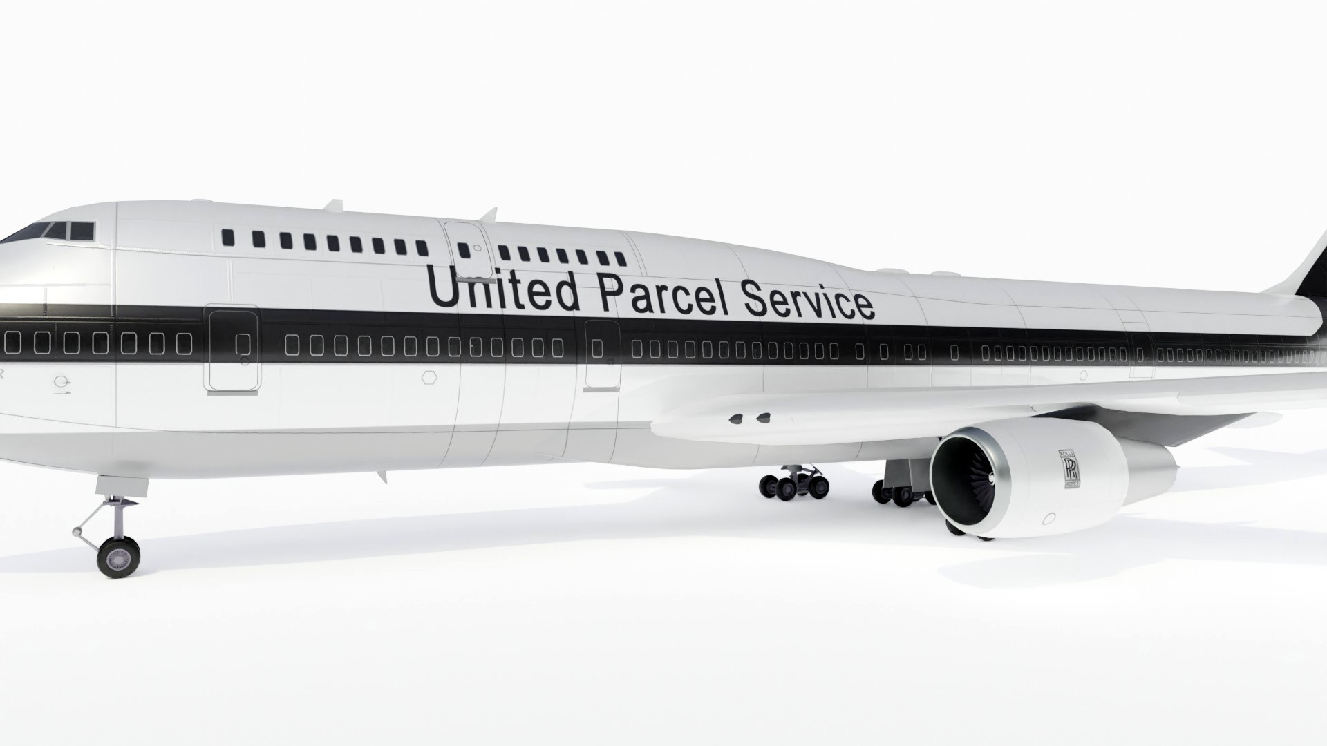 3D Boeing 747-400 UPS - Old Livery - TurboSquid 2019892