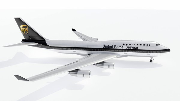 modelo 3d Boeing 747-400 UPS - Old Livery - TurboSquid 2019892