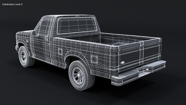 3D model Ford F-100 1956 and F-150 1993 Collection - TurboSquid 1840377