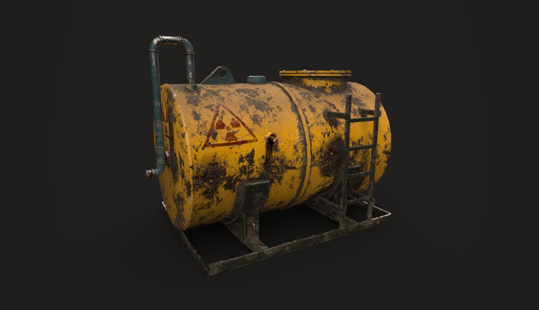 Chemical Oil Tank 3D Model - TurboSquid 1288483