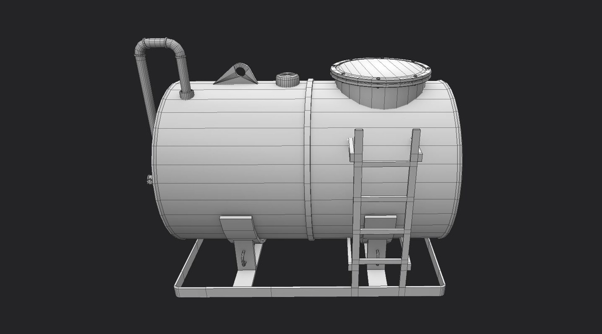 Chemical Oil Tank 3D Model - TurboSquid 1288483