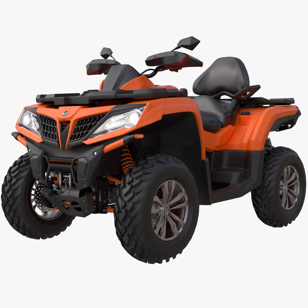 CForce Orange Beach All Terrain Vehicle - ATV 3D Model - TurboSquid 2103418