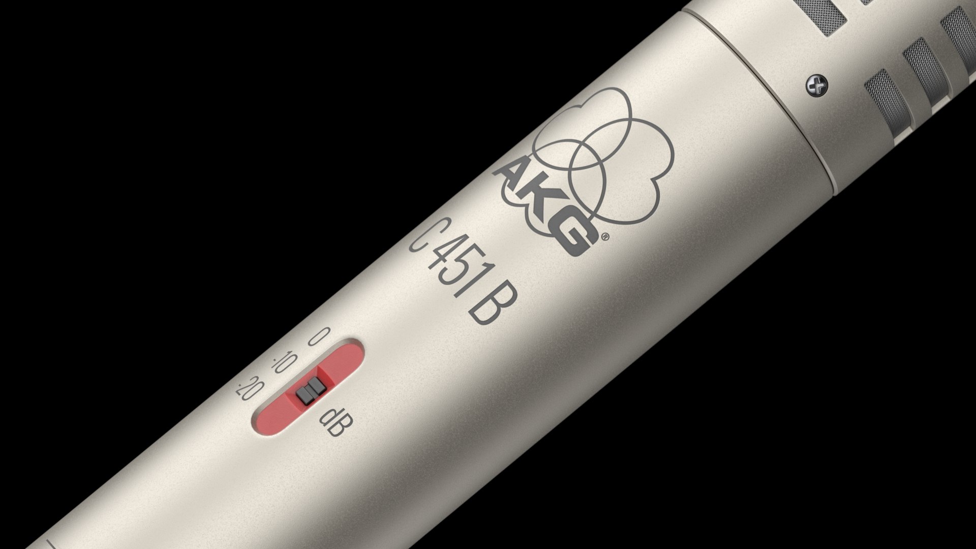 AKG 451 Microphone With Shockmount 3D Model - TurboSquid 2246077