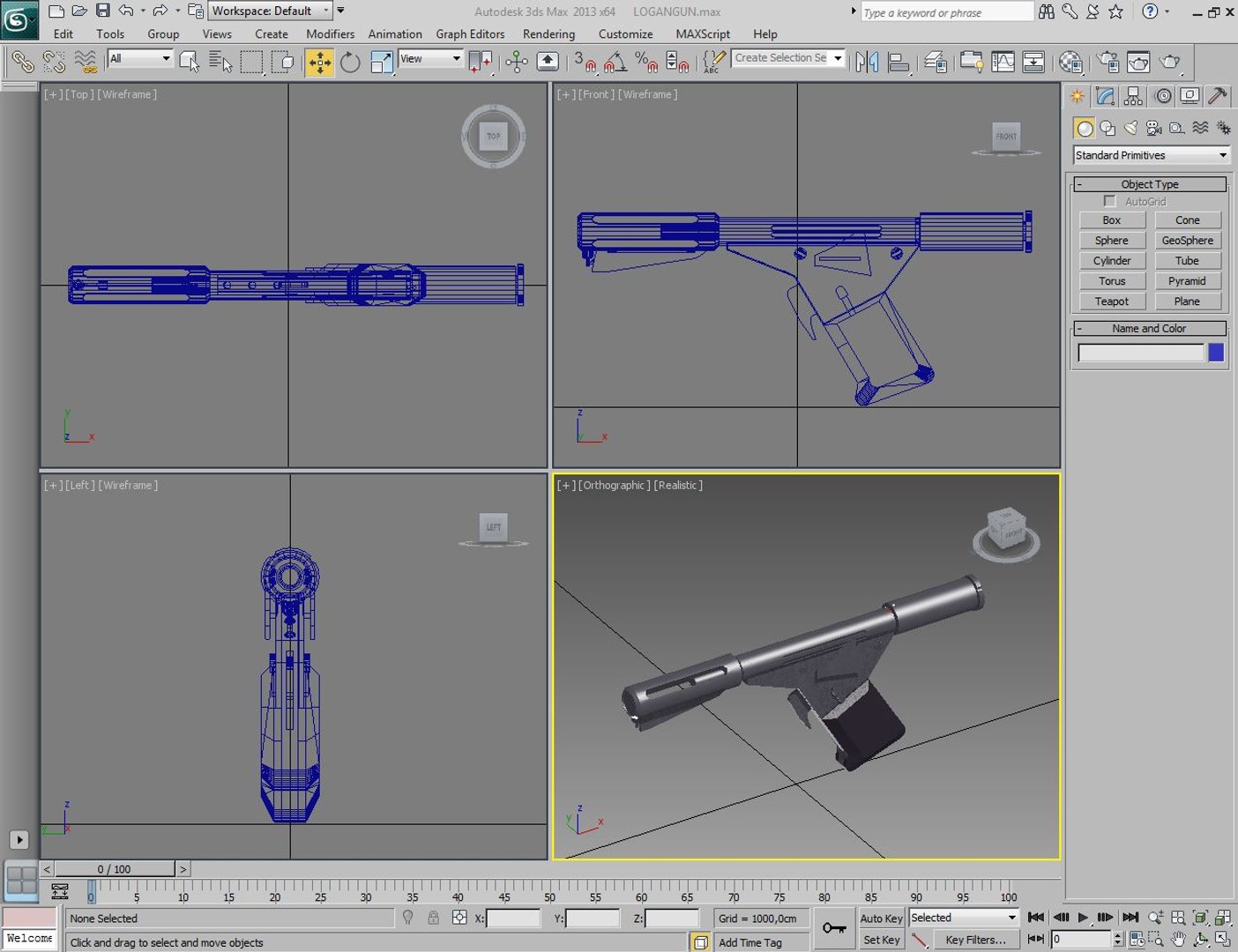 3ds Max Gun Logans Run