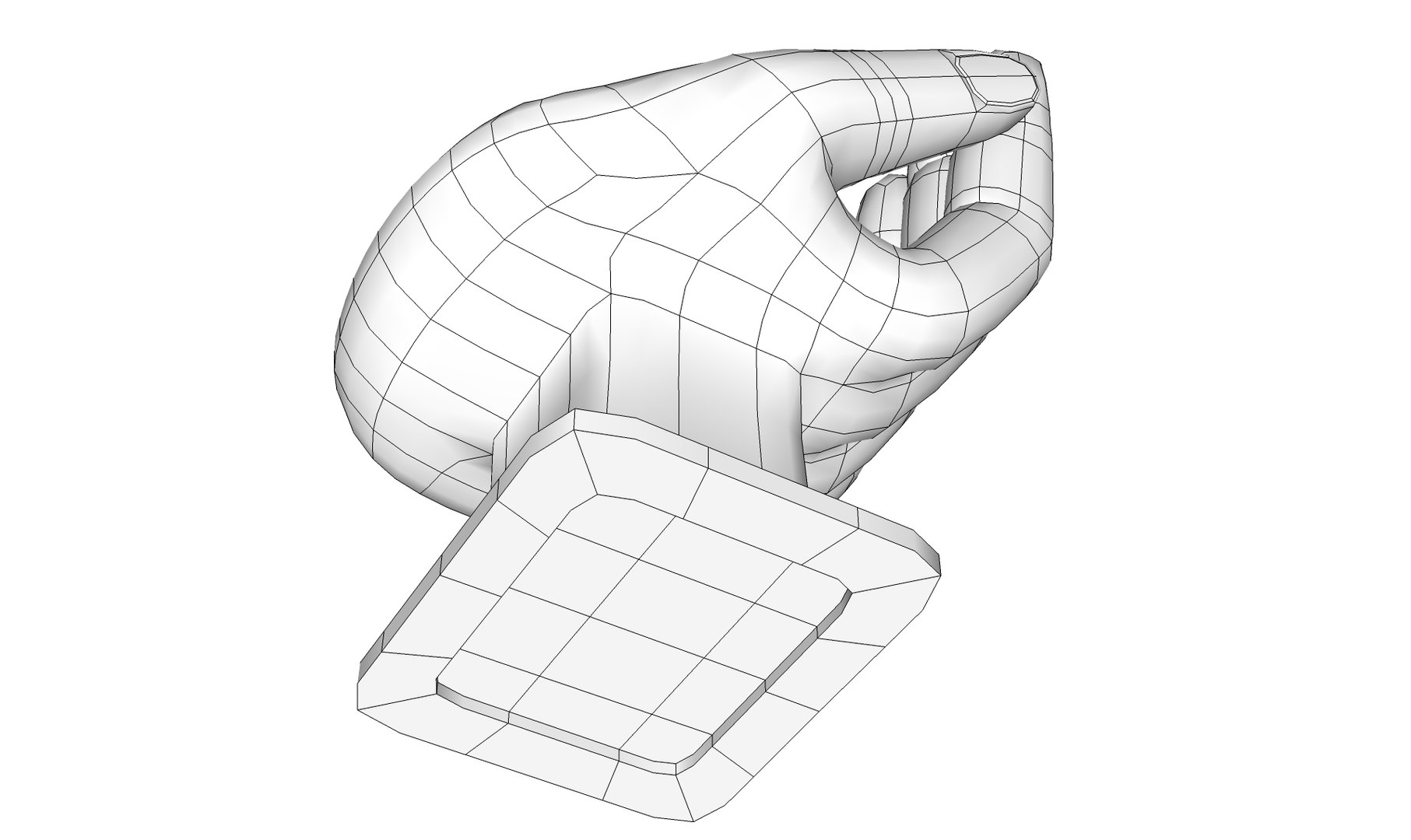 3D Model Hand Chair - TurboSquid 2064558