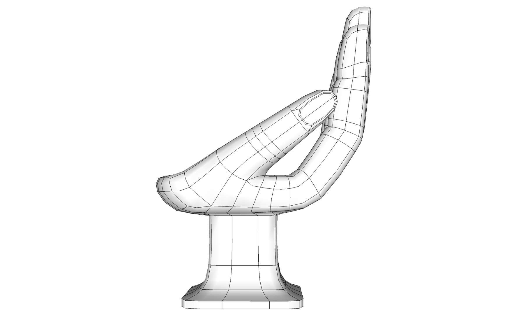 3D Model Hand Chair - TurboSquid 2064558