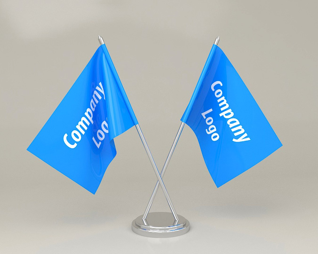 3d model of table flags