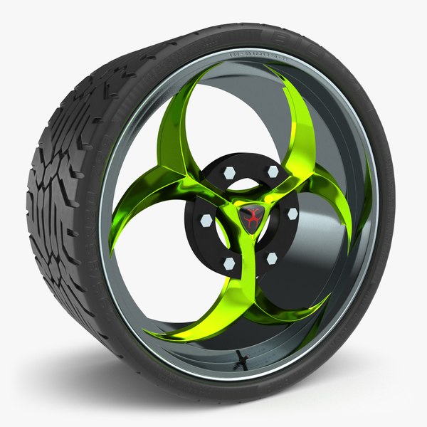 Bio Car Wheel 3D model - TurboSquid 1929387