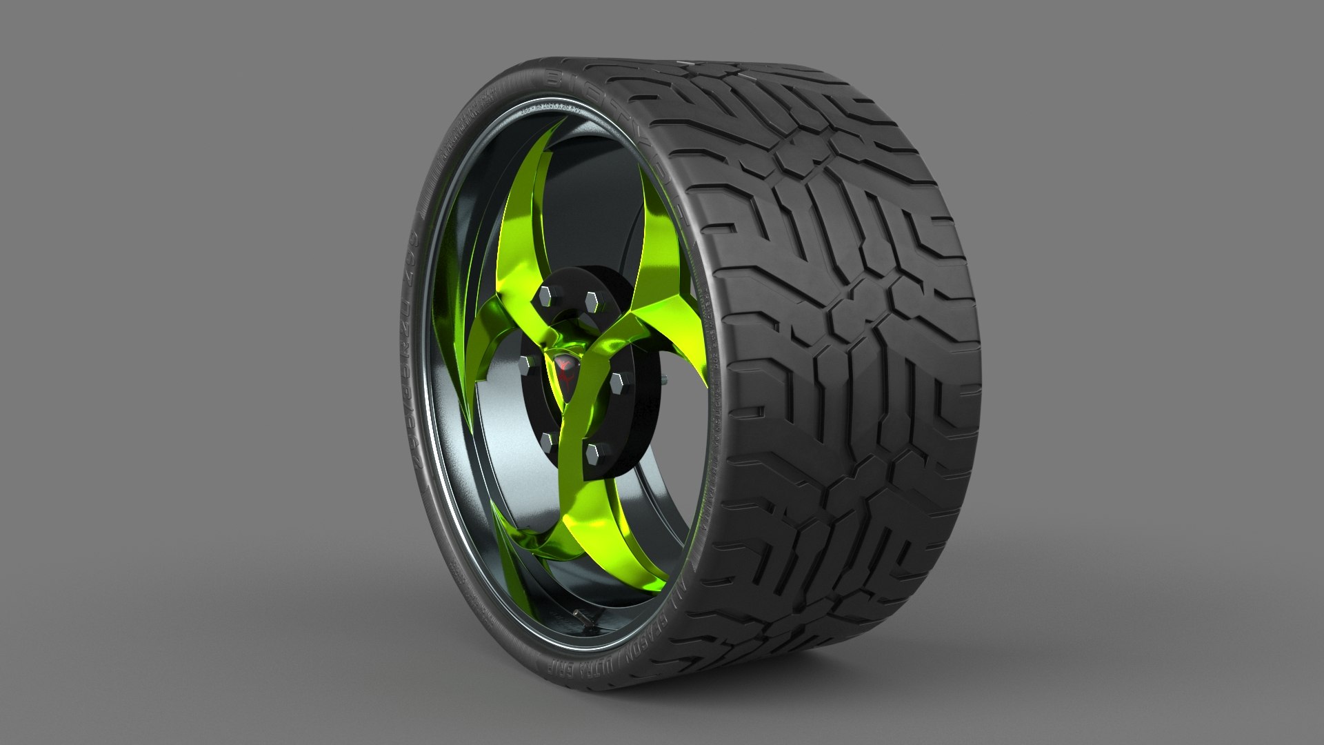 Bio Car Wheel 3D Model - TurboSquid 1929387