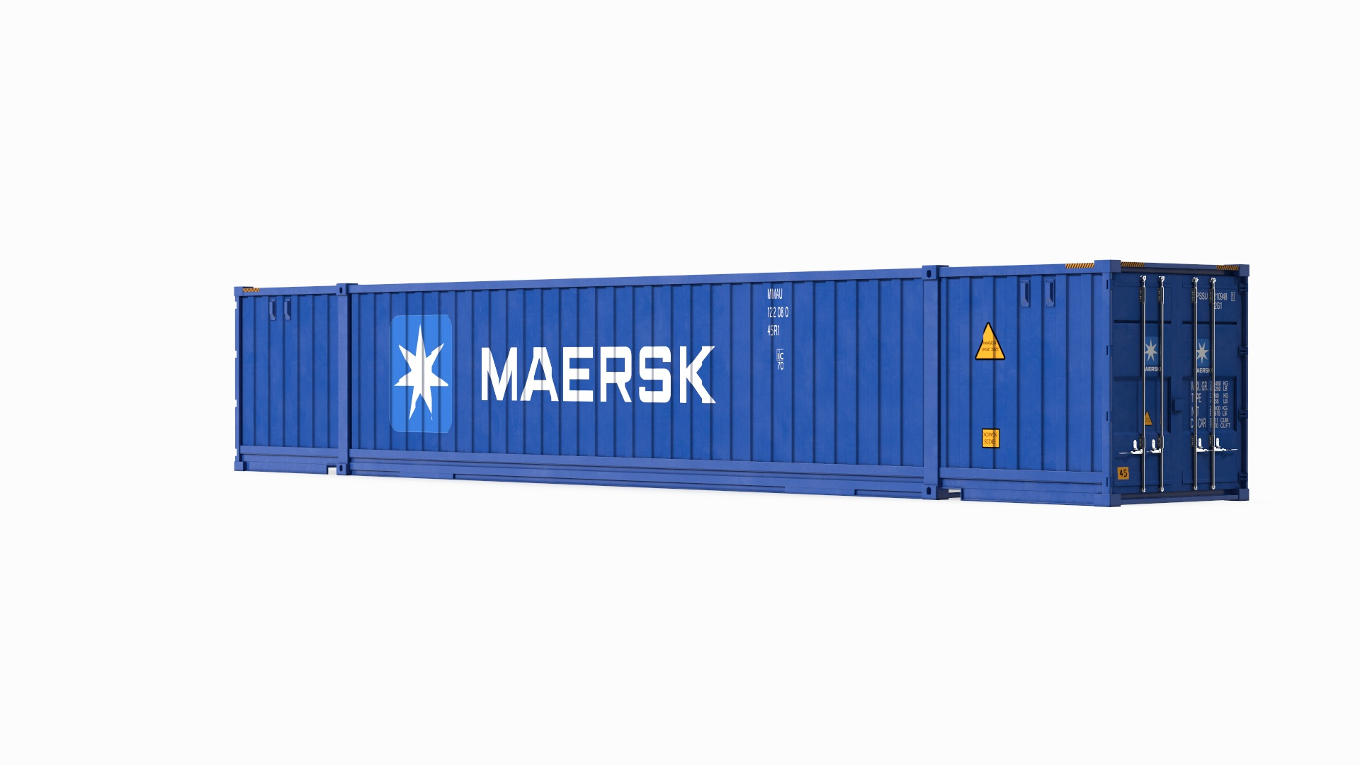 3D 53 Feet High Cube Dry Cargo Shipping Container - TurboSquid 2153048