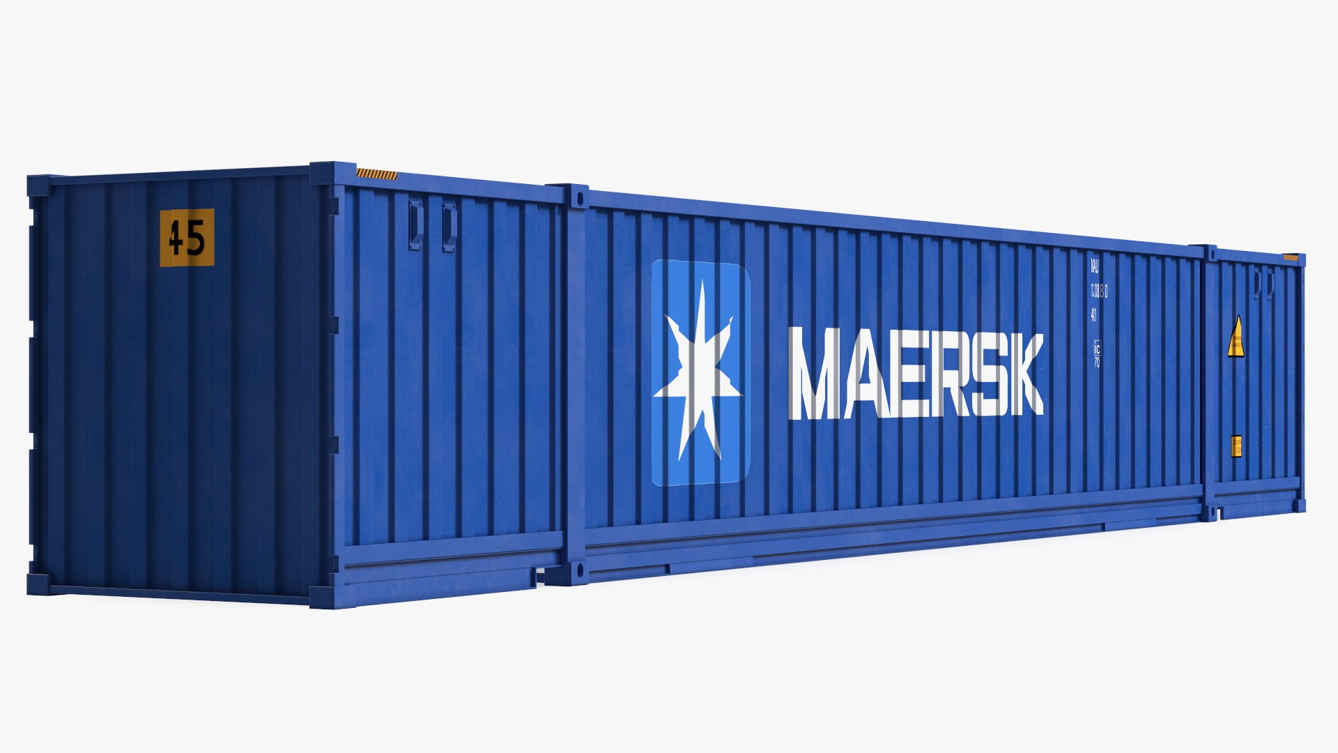 3D 53 Feet High Cube Dry Cargo Shipping Container - TurboSquid 2153048