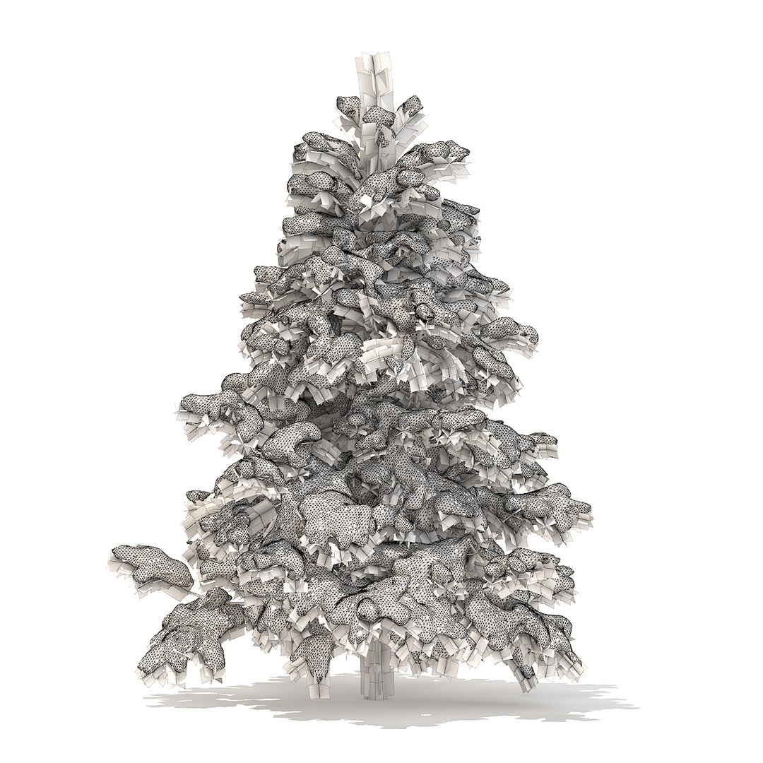 Pine tree snow 2 3D model - TurboSquid 1273718