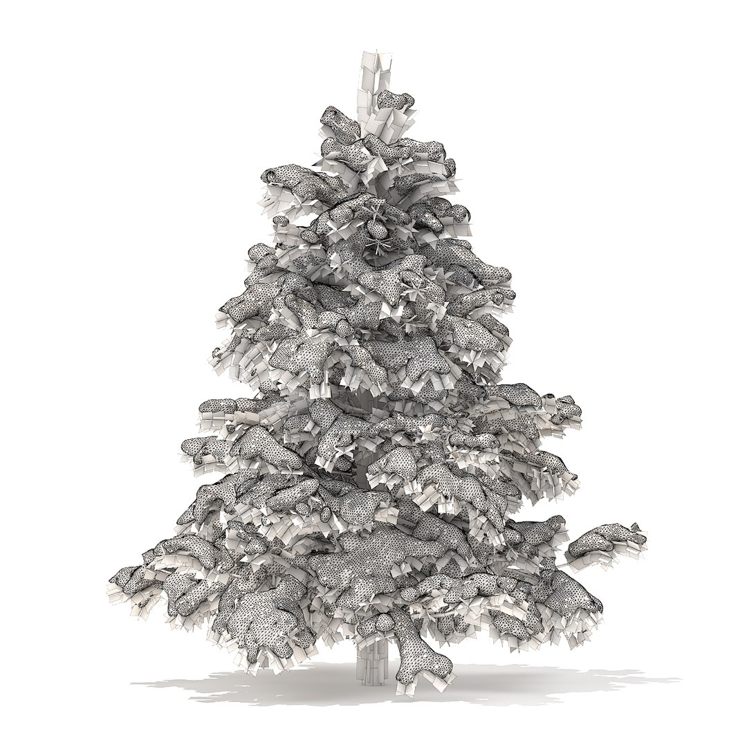 Pine tree snow 2 3D model - TurboSquid 1273718