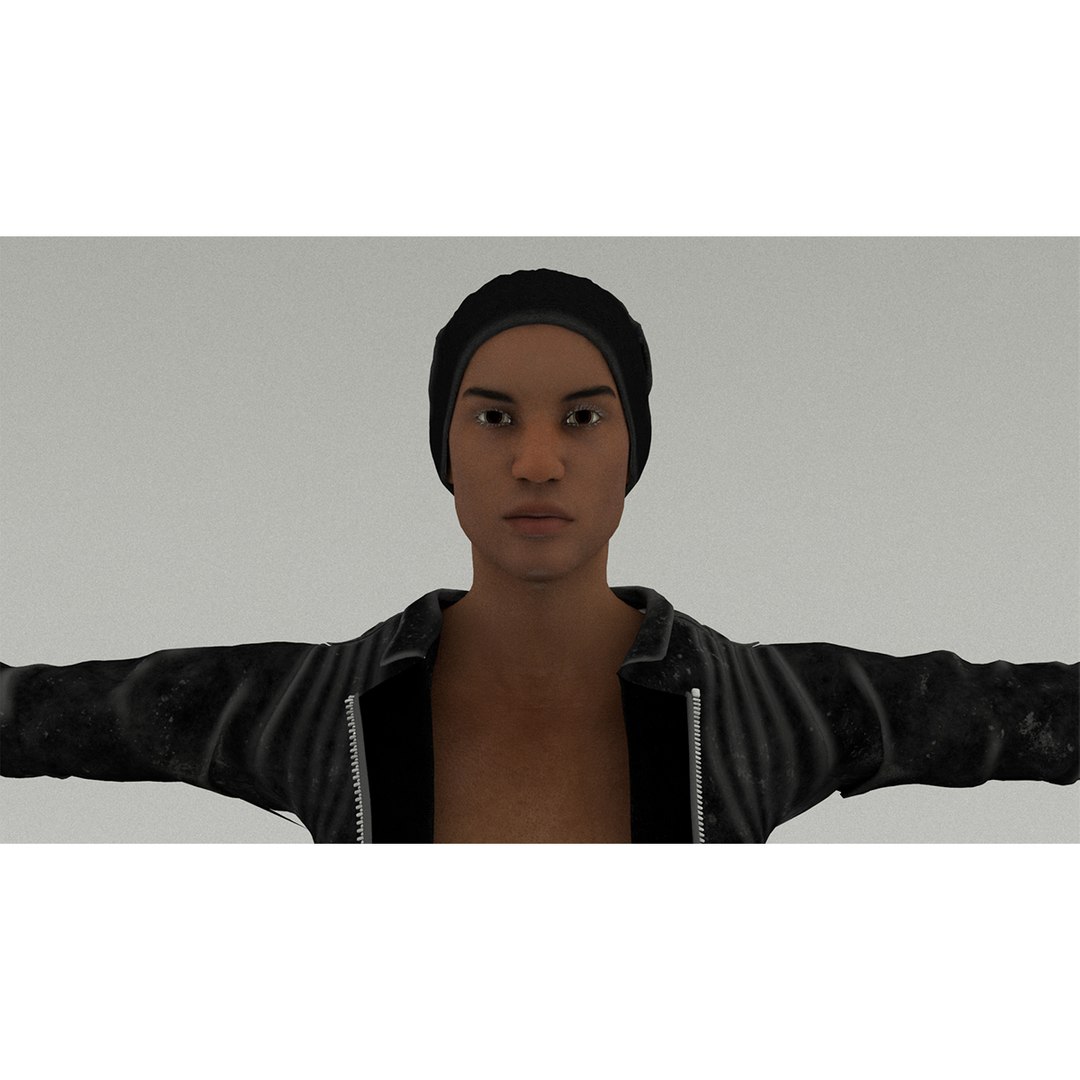 3D Laos Game Black Male Teen - TurboSquid 2032599