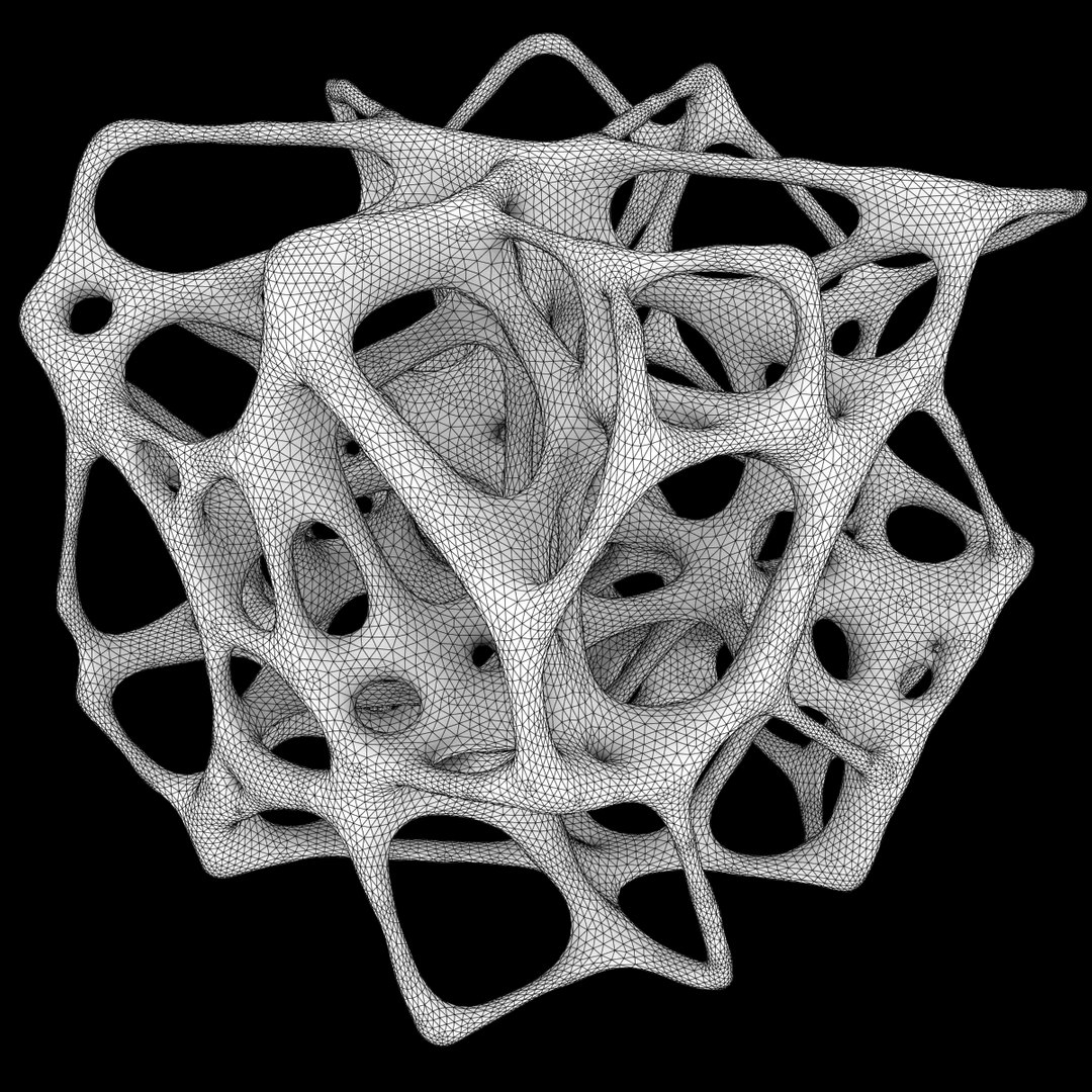 Cube Bone Matrix 3d Model