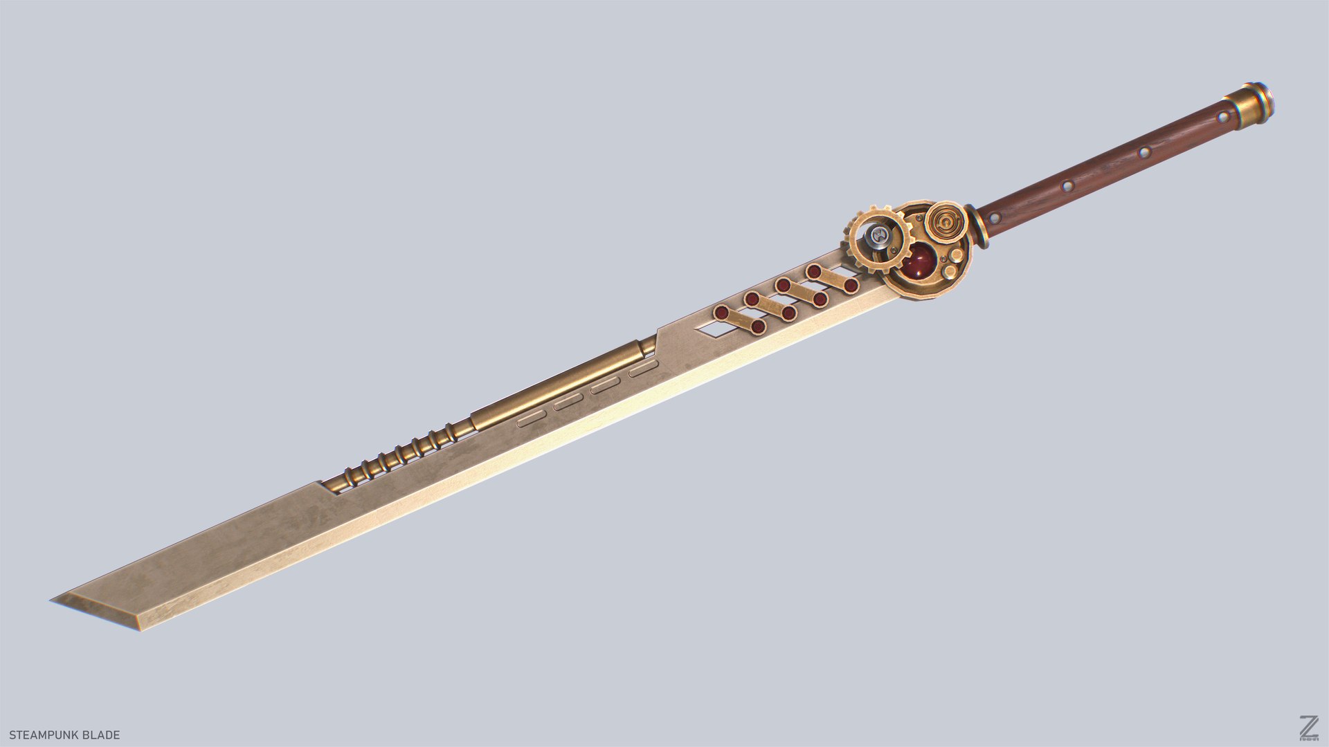 Steampunk Blade Collection 3D Model - TurboSquid 2424410