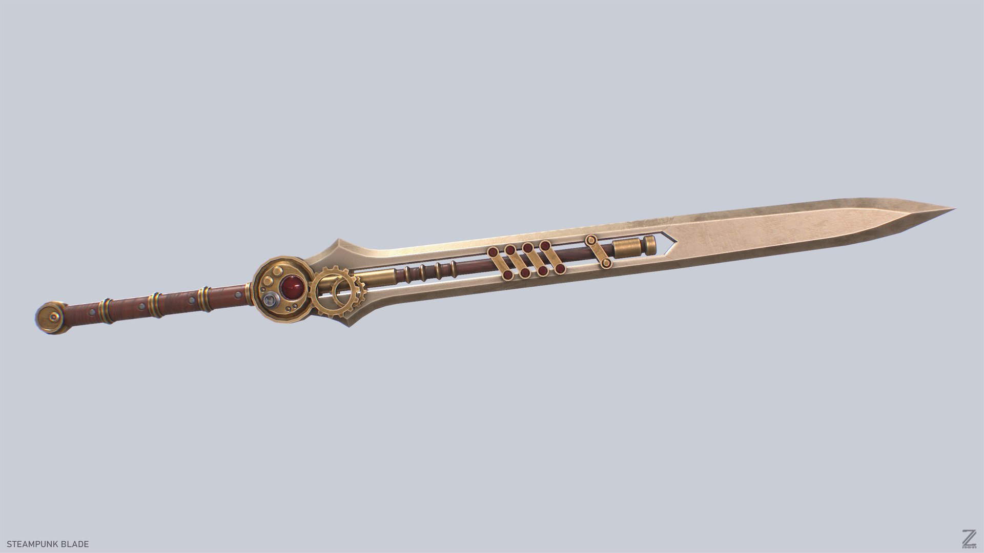 Steampunk Blade Collection 3D Model - TurboSquid 2424410