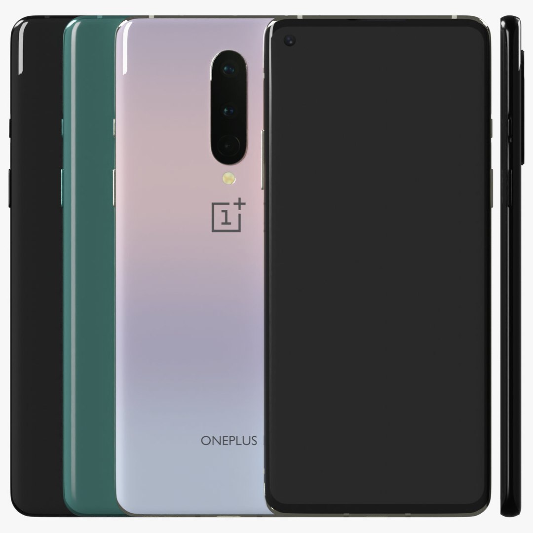3D OnePlus 8 All Colors Smartphone model - TurboSquid 2078374