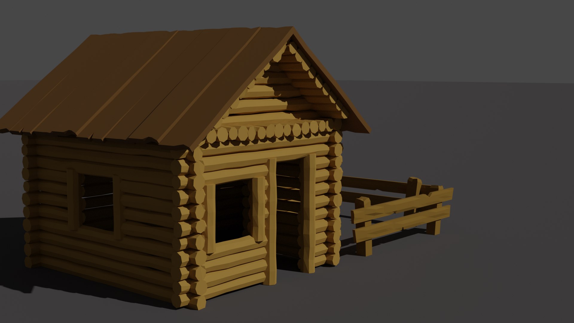 House Wood Woodenhouse 3D Model - TurboSquid 1677241