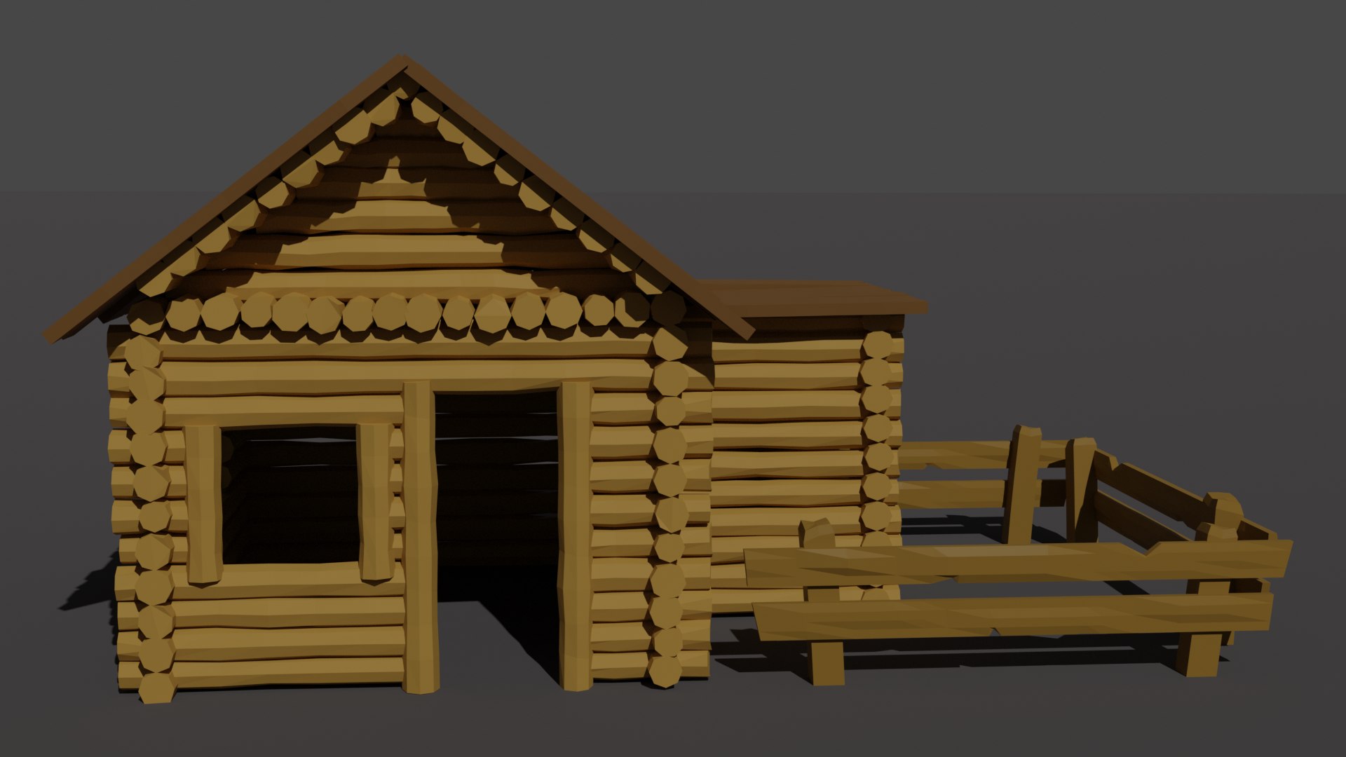 House Wood Woodenhouse 3D Model - TurboSquid 1677241