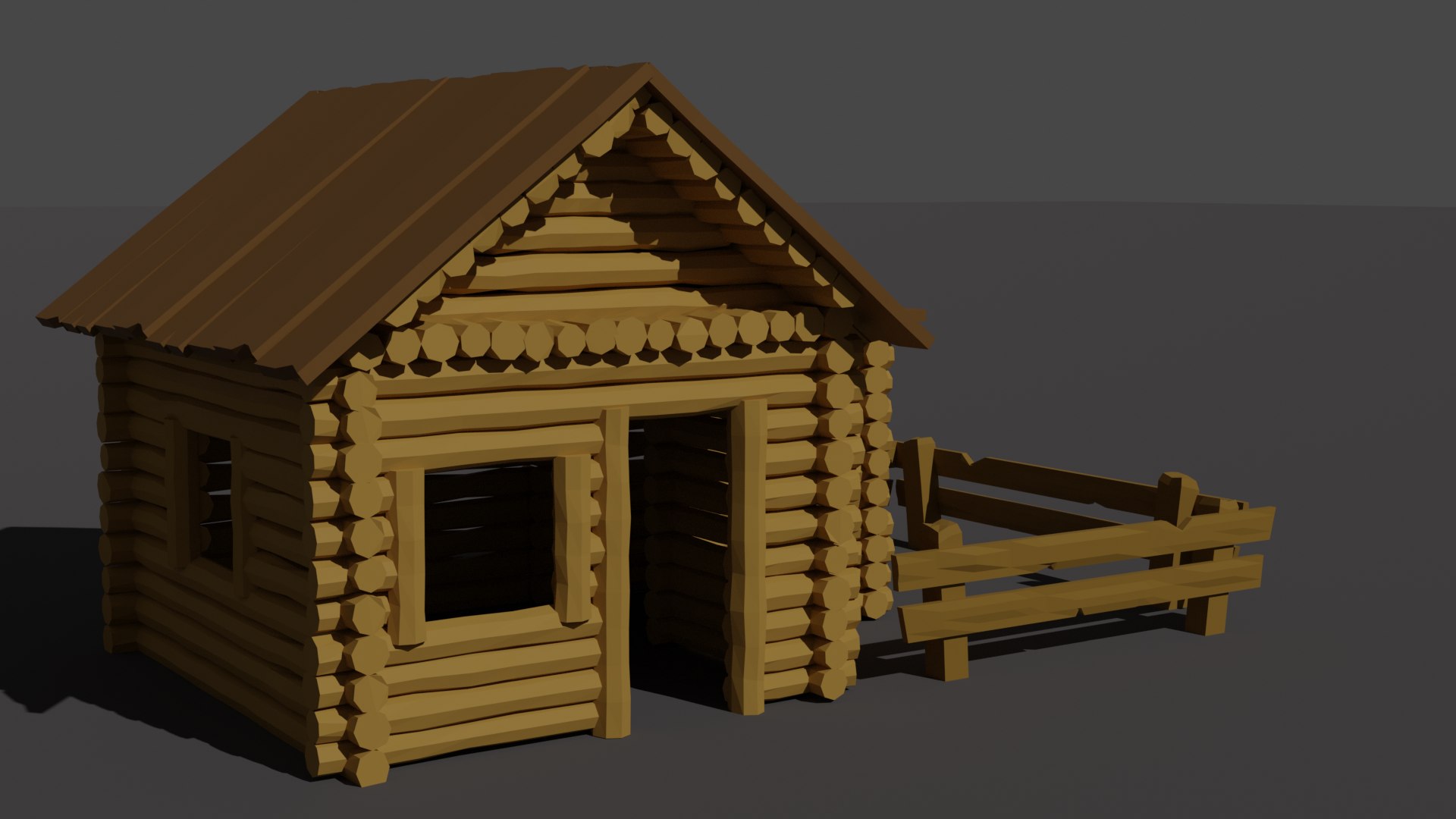 House Wood Woodenhouse 3D Model - TurboSquid 1677241