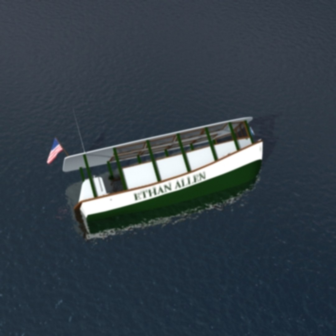 ethan allen boat 3d model