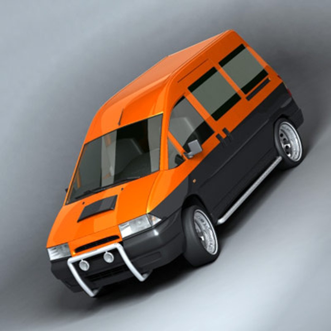 3d Model Van Custom