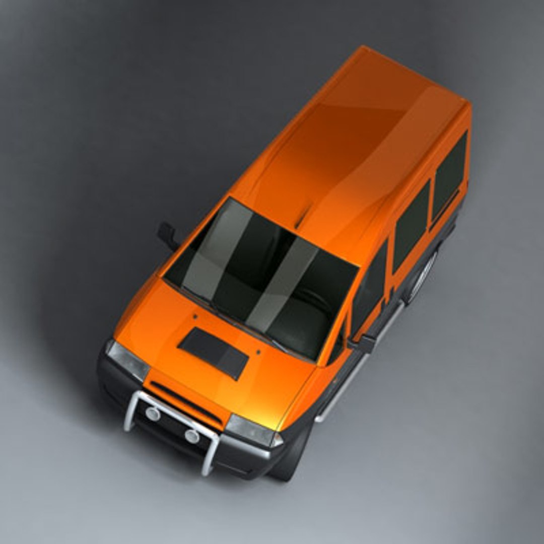 3d Model Van Custom