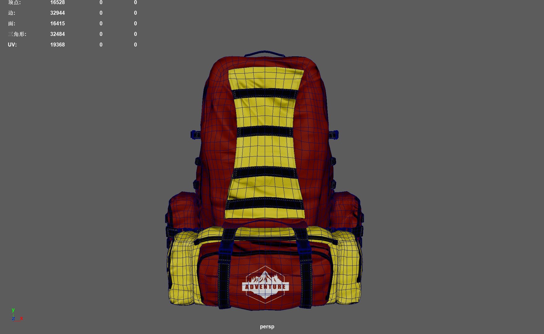 3D Backpack Model - TurboSquid 2232597