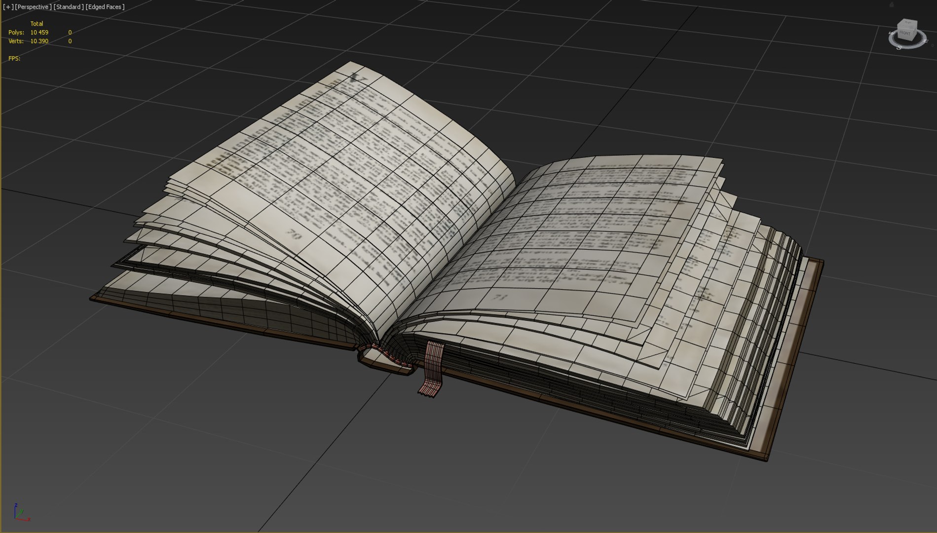 Open Book 3D Model - TurboSquid 1404082