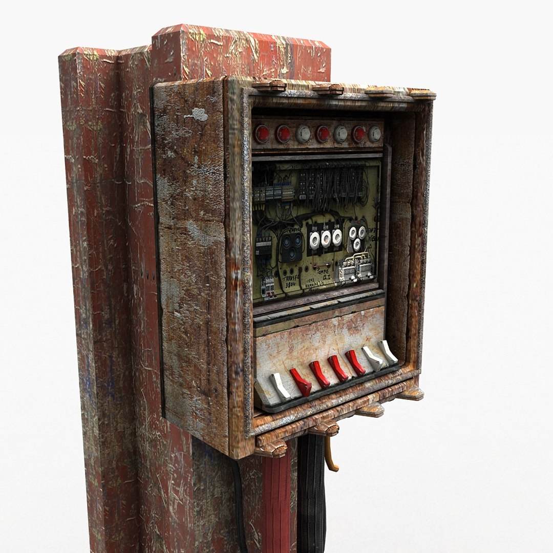 3d control panel metal