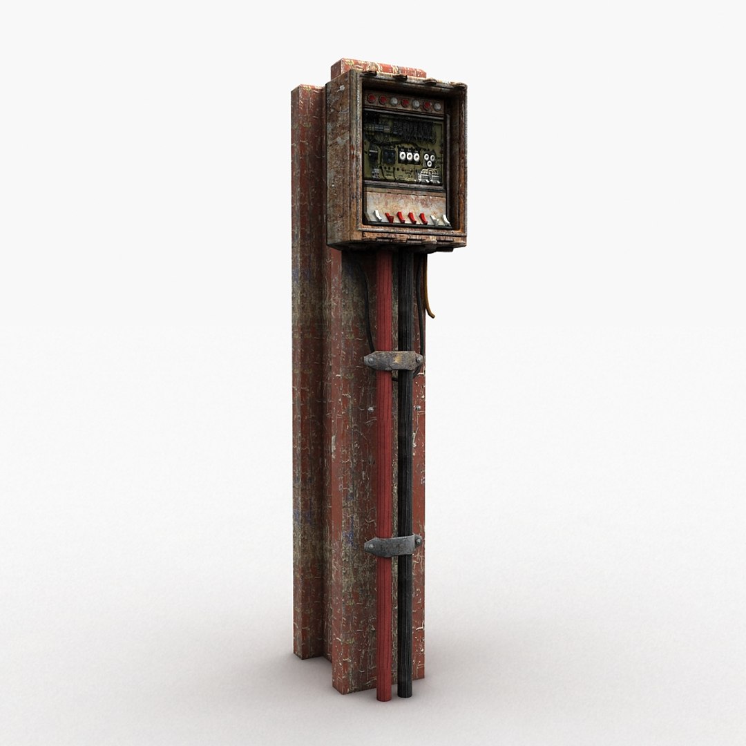 3d control panel metal