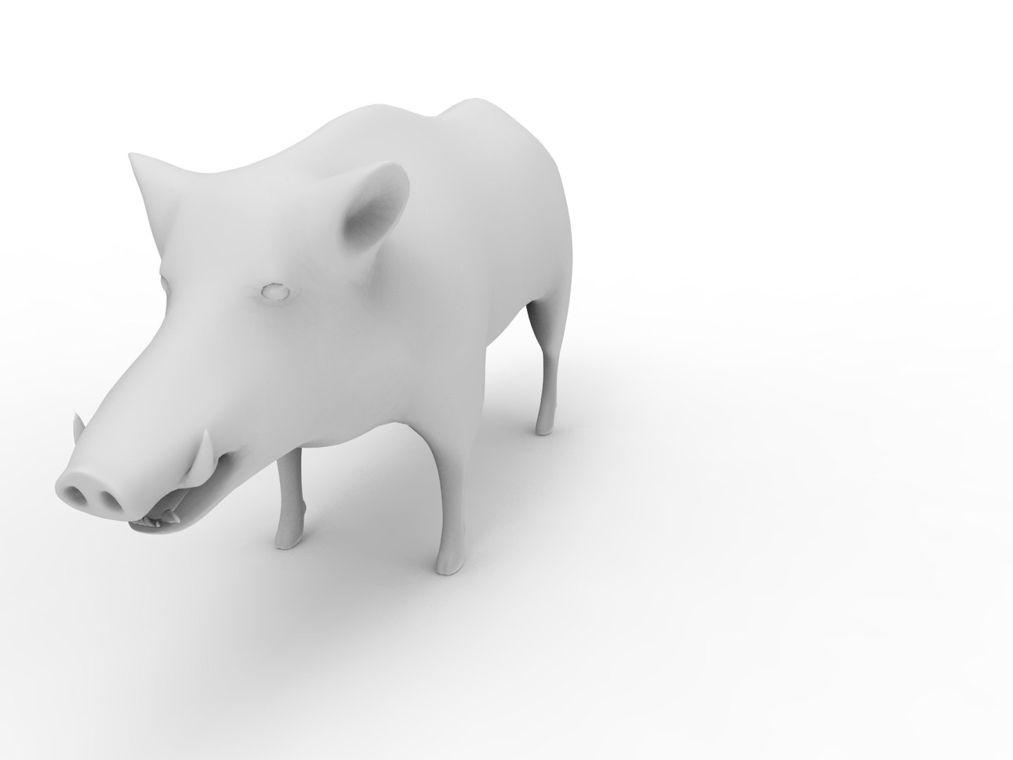 Wild Boar Model - TurboSquid 1239614