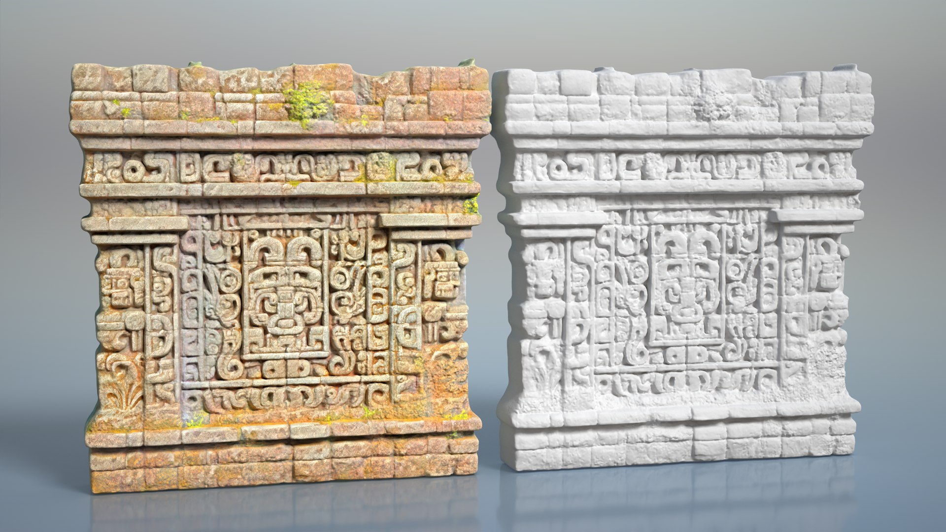 High Poly Ruin Mayan Temple Walls - 240712 3D Model - TurboSquid 2254053