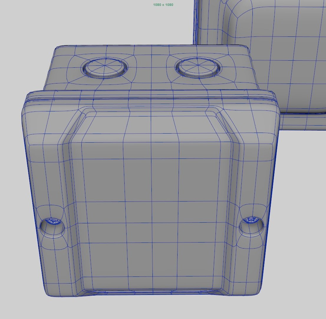 3d Model Set Electrical Boxes